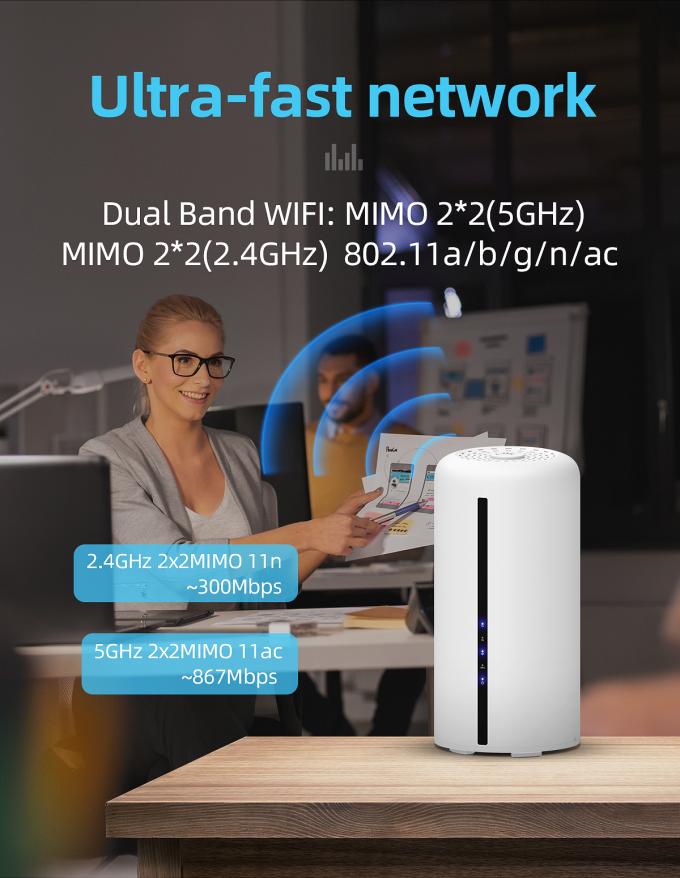 2.4GHz 5G NR 5Ghz Router Modem Wifi N1 N41 N77 N78 N79